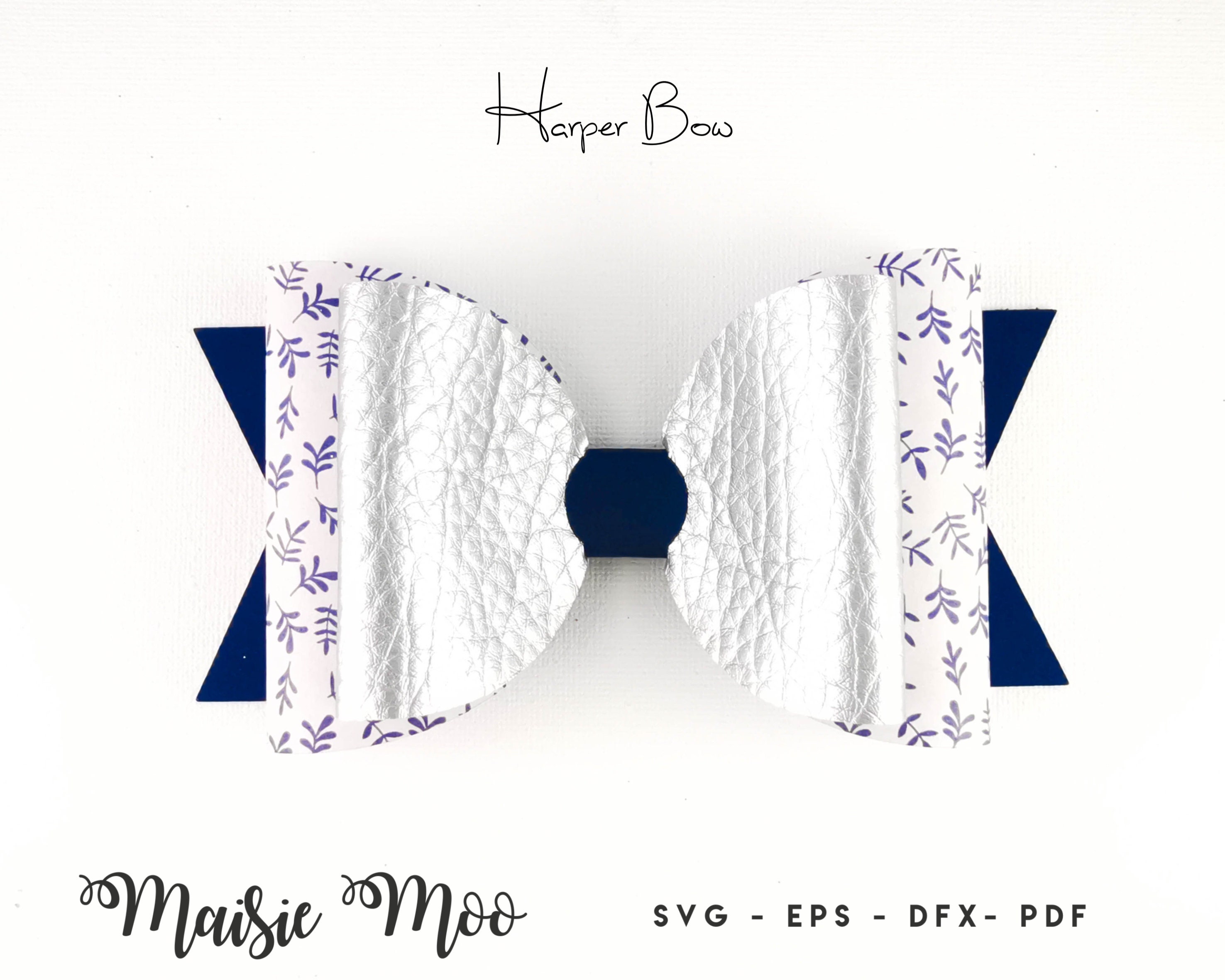 Double Loop Bow SVG Classic Bow Template SVG Harper Bow Svg - Etsy Canada