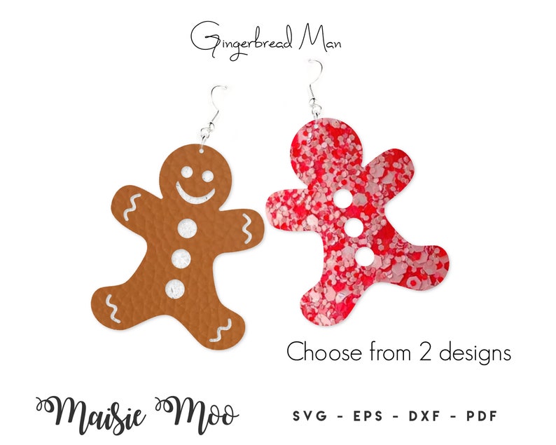Christmas Earring SVG Treats Candy Leather Earring Templates - Etsy