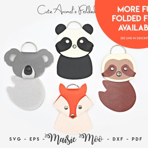 Leather Dog Keychain SVG | Canine Key Fob Template| Animal Bag Tag Fob ...