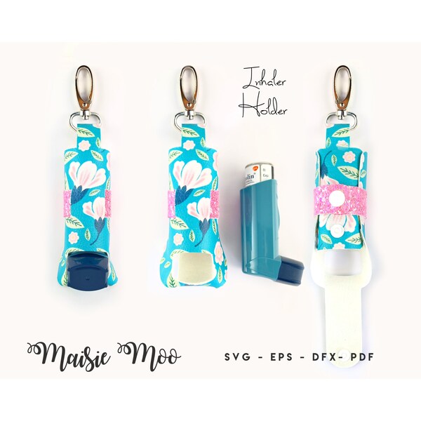 Inhaler Holder Keychain Svg - Etsy