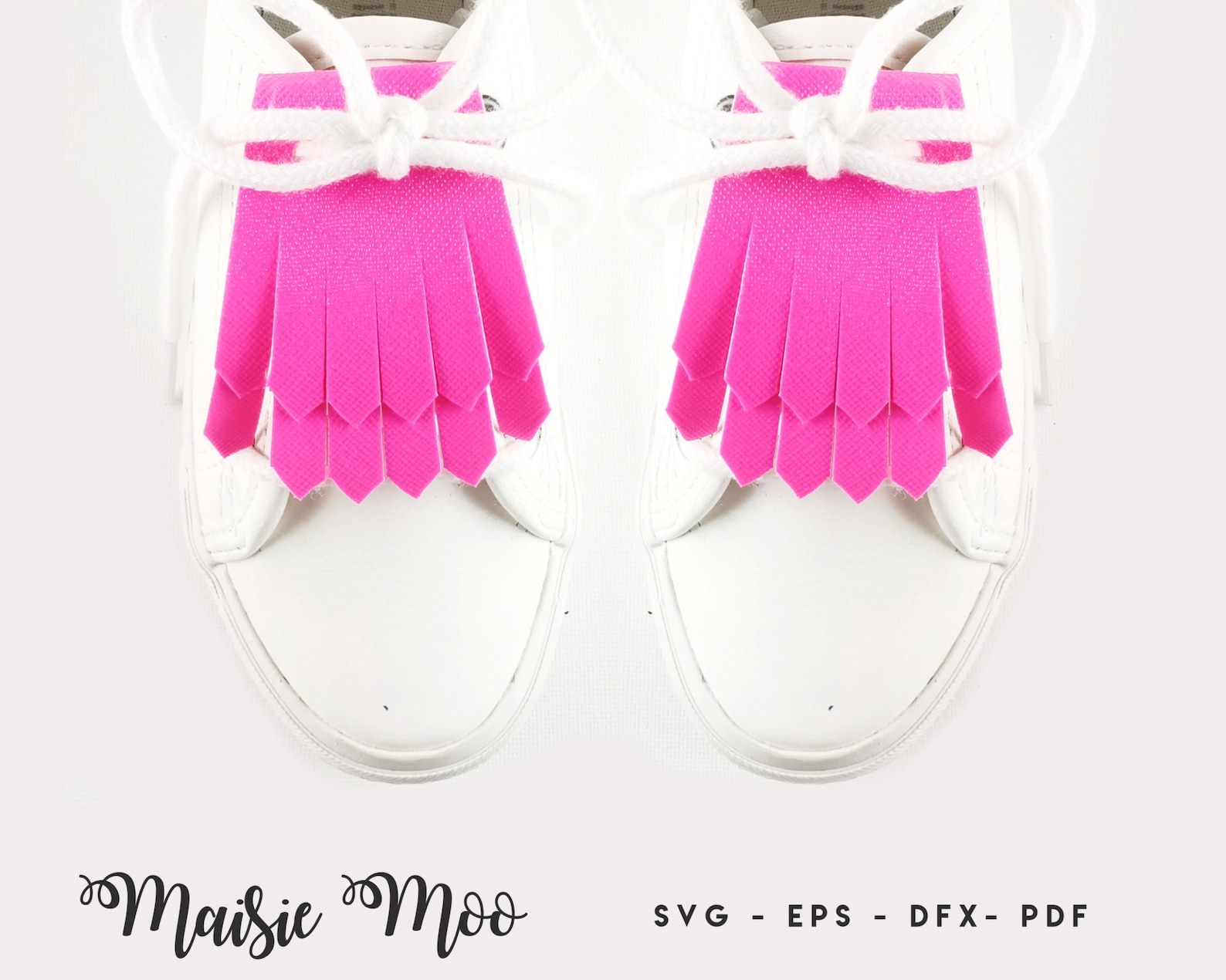 Shoe Fringe SVG, Fringe Kiltie Template, Faux Leather Shoe Fringe ...