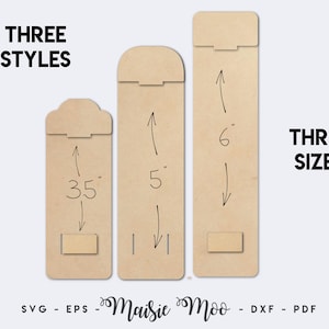 Wristlet Keychain Display Card SVG, Key Fob Display Card, Keyring Card ...