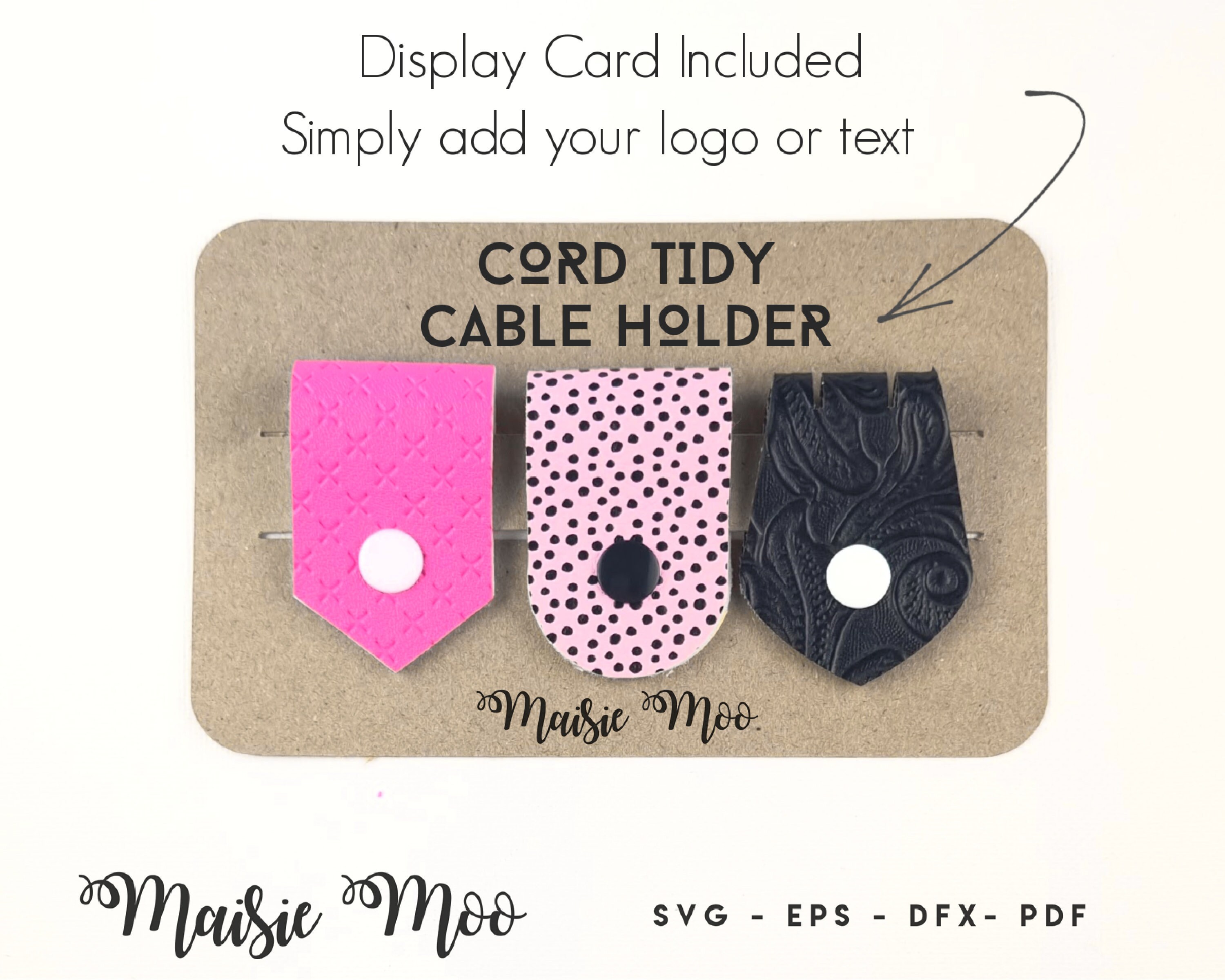 Cable Organizer SVG Cord Tidy Template Earphone Holder SVG - Etsy