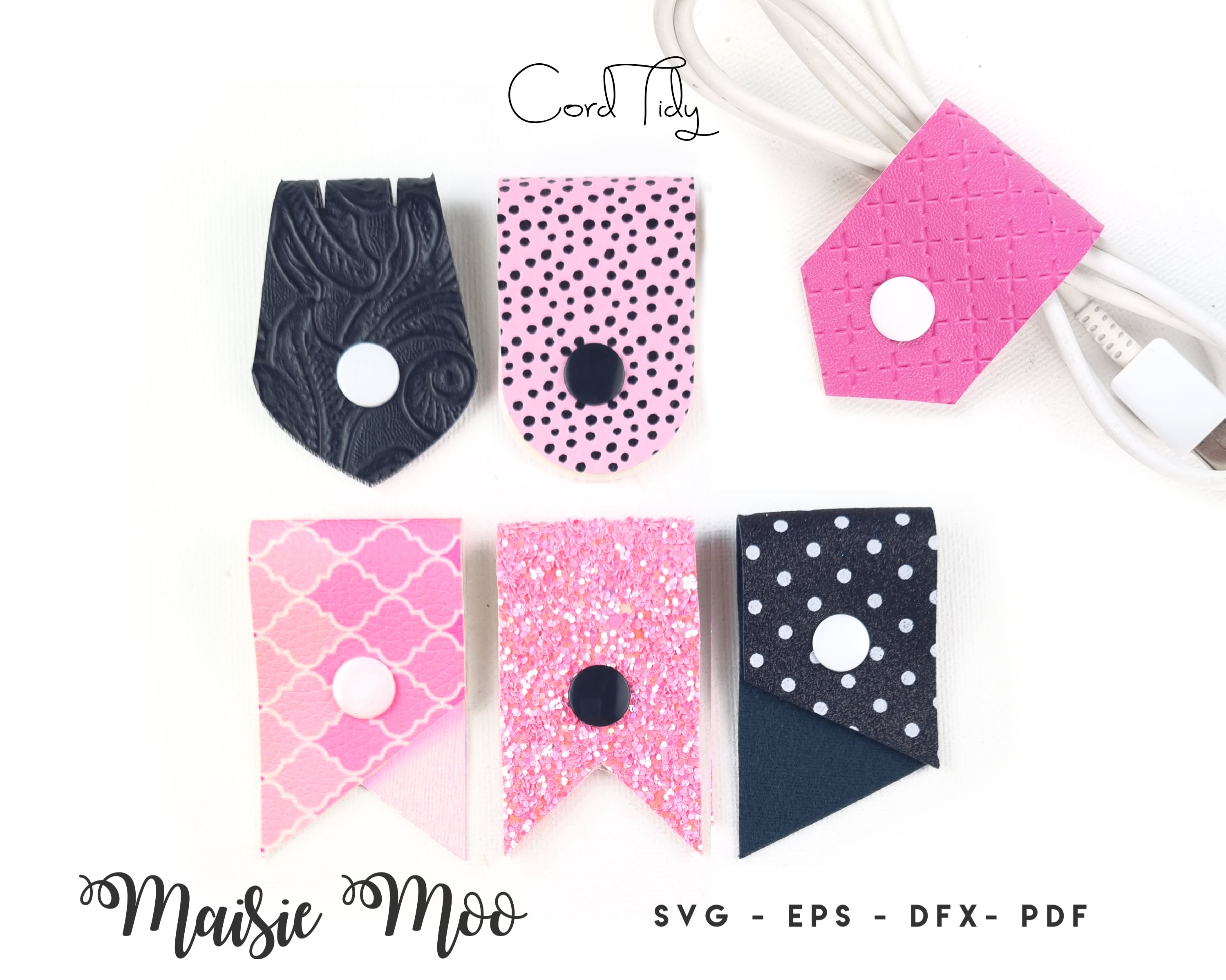 Scrapbooking Paper, Party & Kids Cable Holder Template Pattern Leather ...