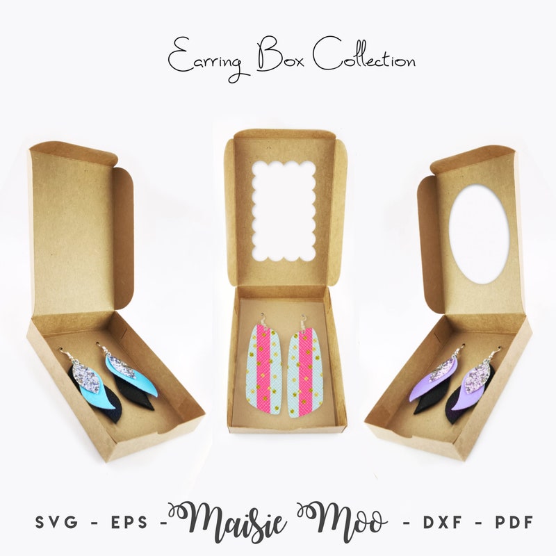 Cardboard Earrings - Etsy