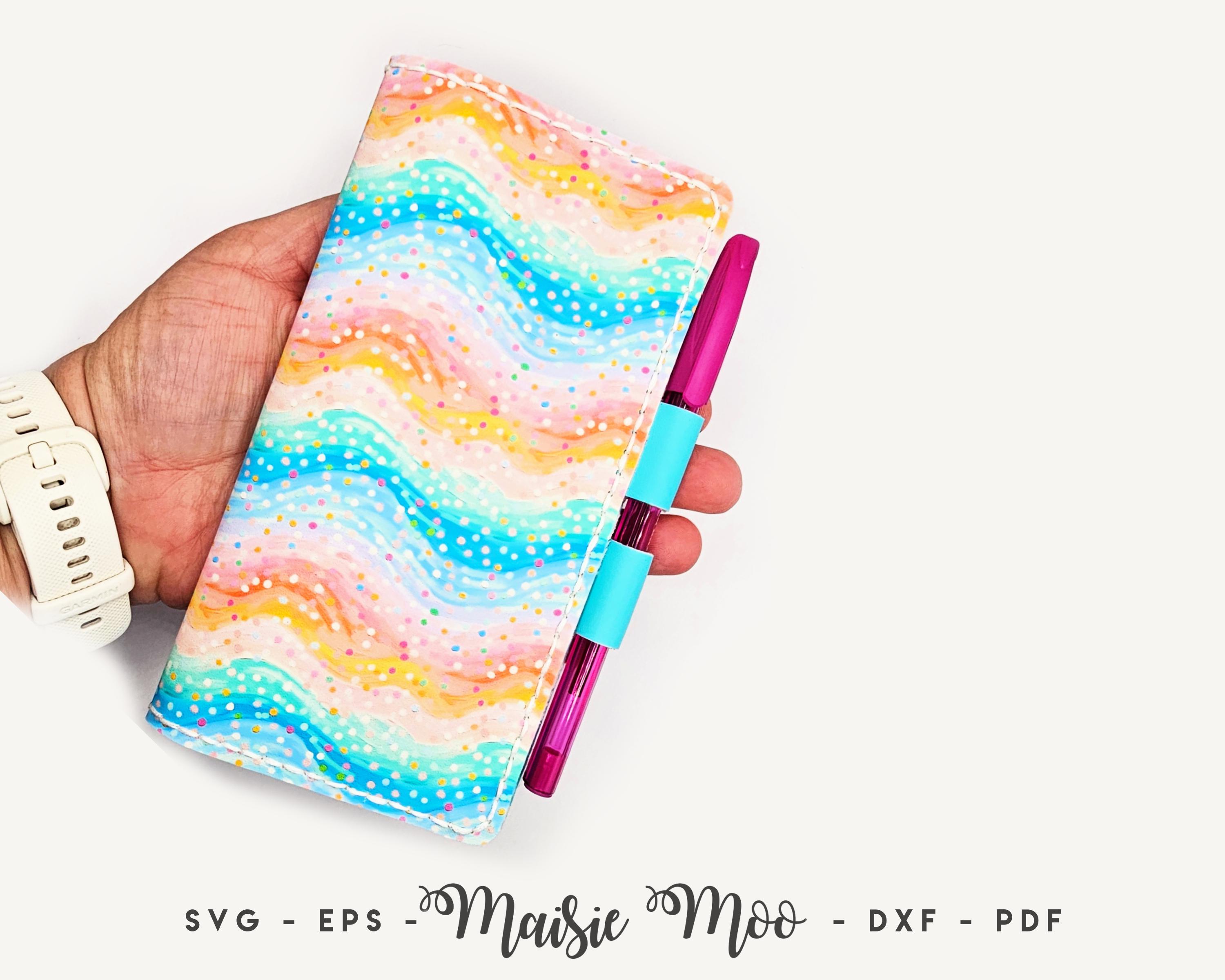 Checkbook Cover SVG, Cheque Book Sewing Pattern, Faux Leather SVG ...