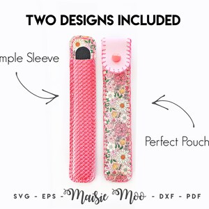 Nail File Case SVG Pattern, Emery Board Pouch Template, Nail File ...