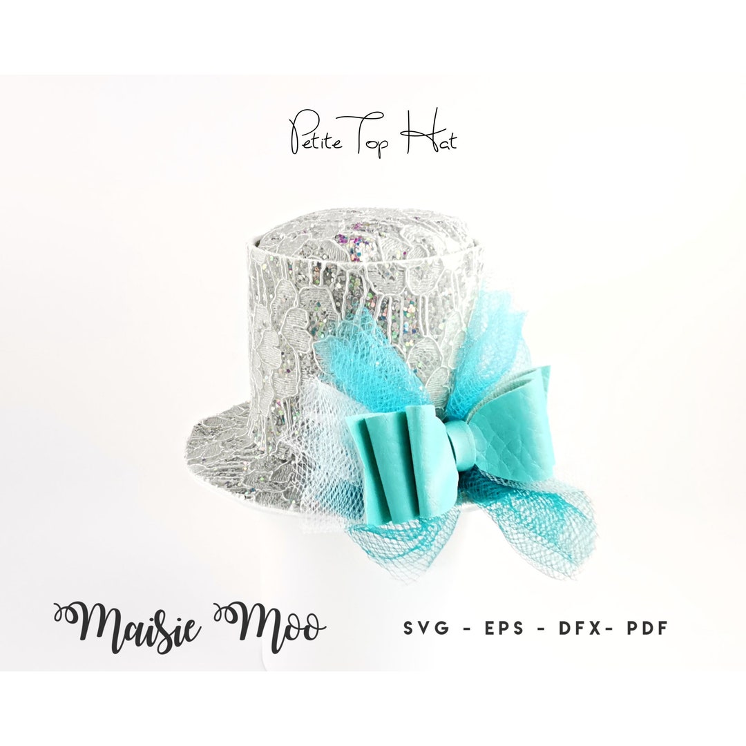 Mini Top Hat SVG Petite Top Hat Template Top Hat Fascinator - Etsy