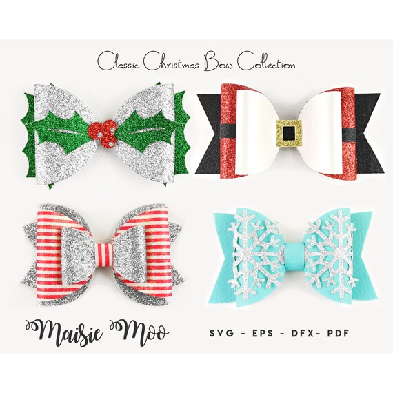 Christmas Bow Template Printable