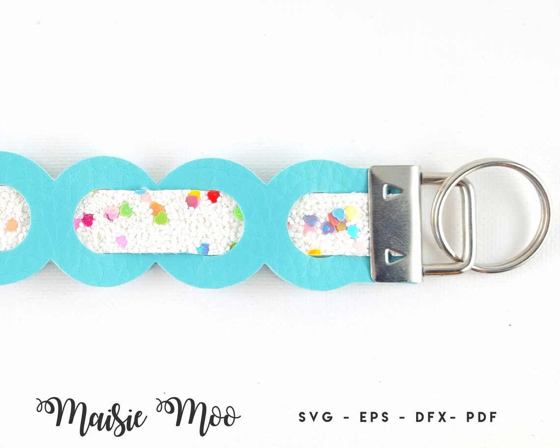 Loopy Key Fob SVG Keychain Wrist Fob Tempate Woven Faux - Etsy