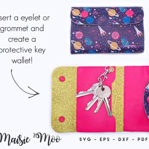 No Sew Boy Leather Wallet SVG, Cricut Card Wallet PDF Pattern by Maisie ...