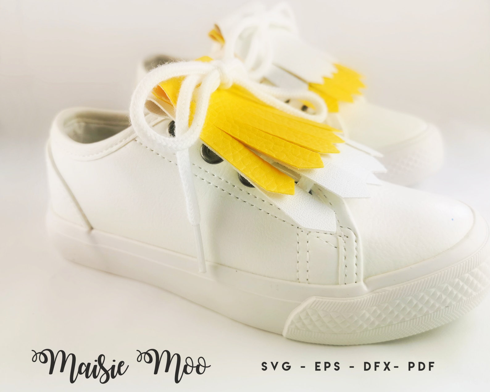 Shoe Fringe SVG, Fringe Kiltie Template, Faux Leather Shoe Fringe ...