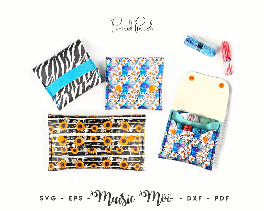 Period Pouch Pattern SVG Florence Purse SVG Template | Hand Stitched ...