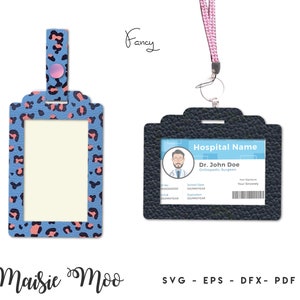 ID Card Cover SVG | Photocard Holder Template | Faux Leather Sleeve ...