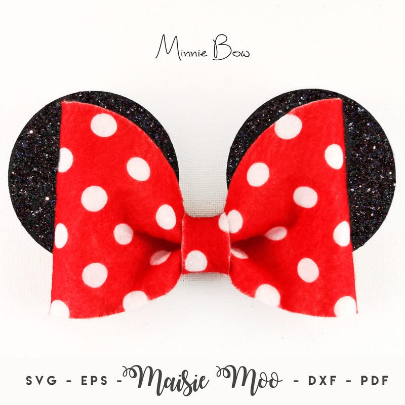 Lazo de minnie mouse - Etsy España