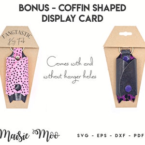 Goth Bat Wing Keychain SVG | Mans Bat Key Cover Template Key Wrap Bag ...