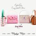 Purse Bag SVG Template | Hand Stitched Faux Leather Handbag Sewing ...