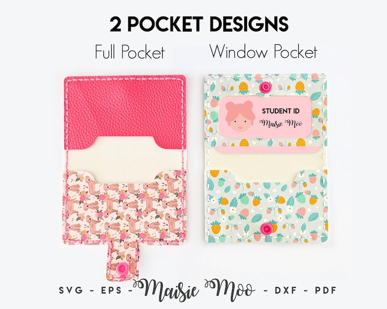 Card Wallet SVG, Card Pouch Template, Leather Pattern, Card Wallet Svg ...