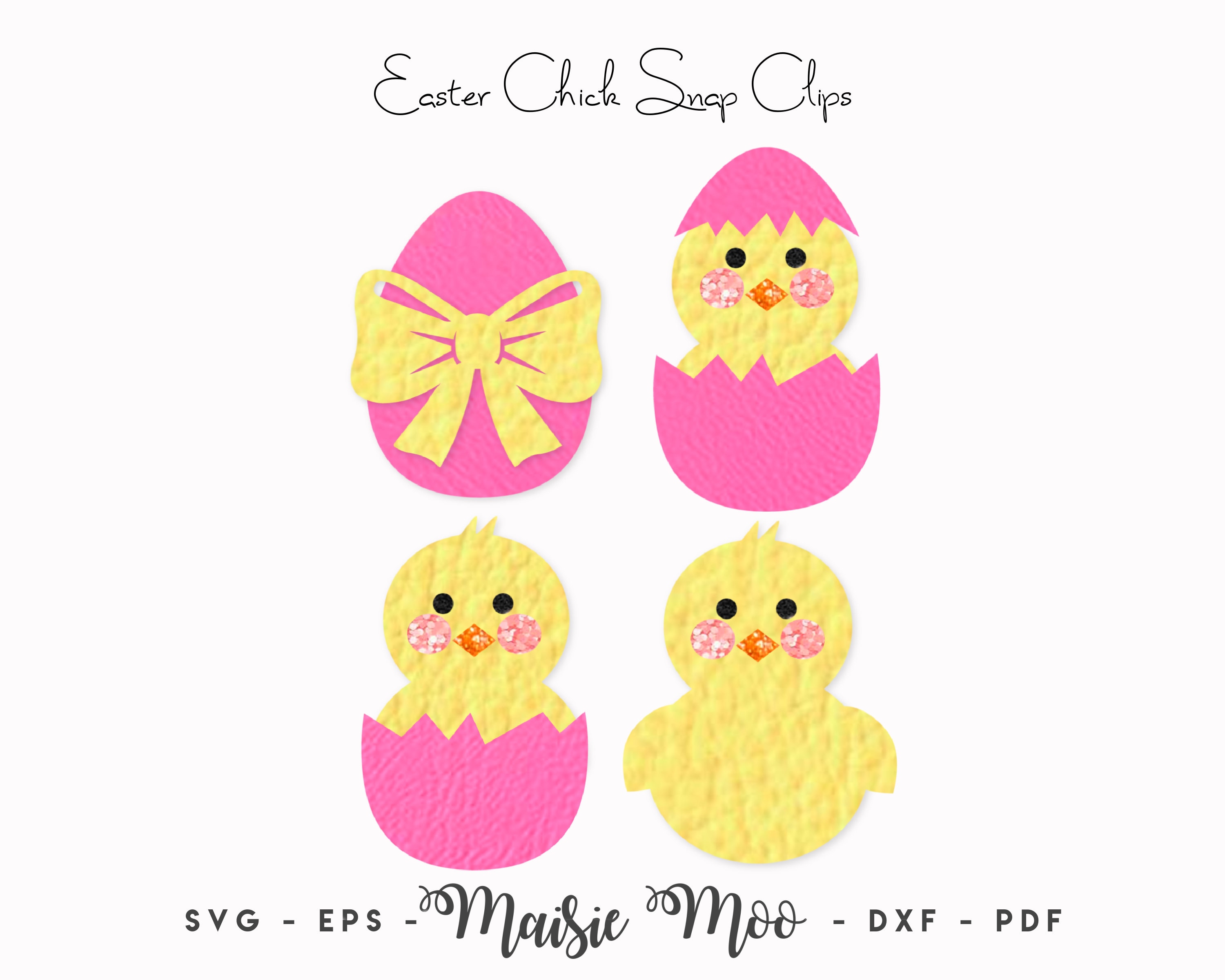 Easter Snap Clip SVG, Snapclip Template, Bow SVG, Bow Center, Clippie ...