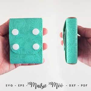 Playing Card Case Pattern, Deck of Cards Pouch SVG, Leather Poker Card Sleeve, Playing Card ...