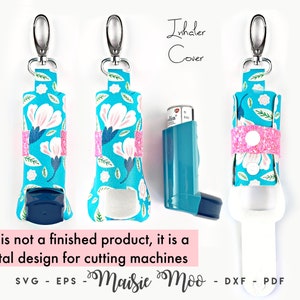 Asthma Inhaler Holder SVG, Puffer Cover, Leather Pattern, No Sew ...