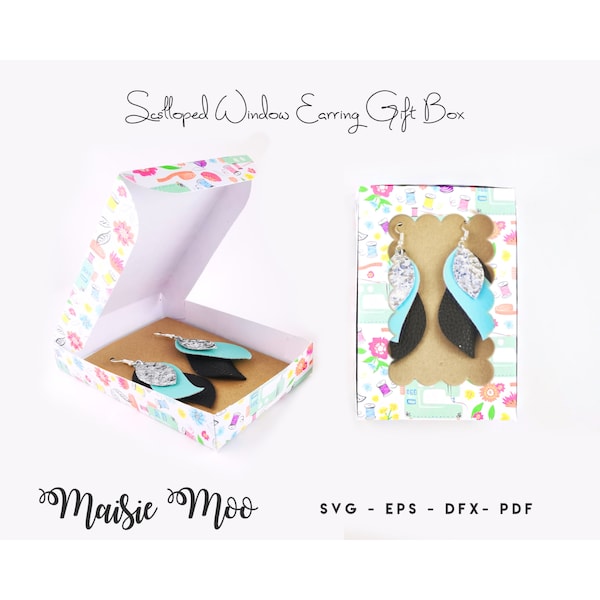 Cardboard Earrings - Etsy