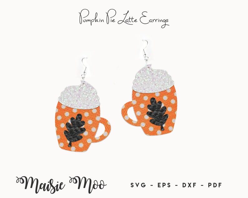 Thanksgiving Earring SVG | Fall Autumn Faux Leather Earring Templates ...