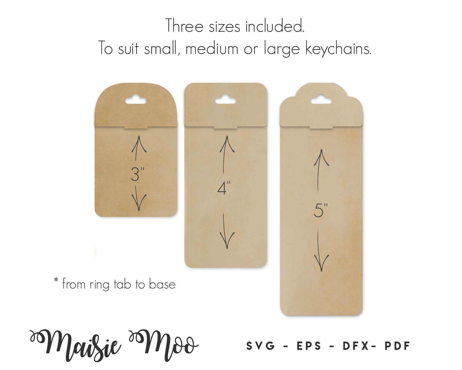 Keychain Display Card SVG Key Fob Display Card Keyring Card - Etsy