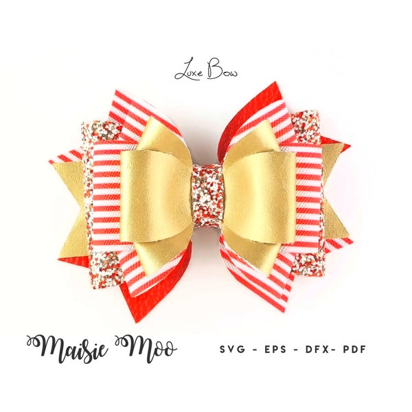 Layered Hair Bows - Etsy