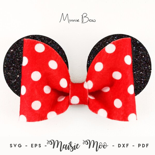Minnie Bow Svg - Etsy