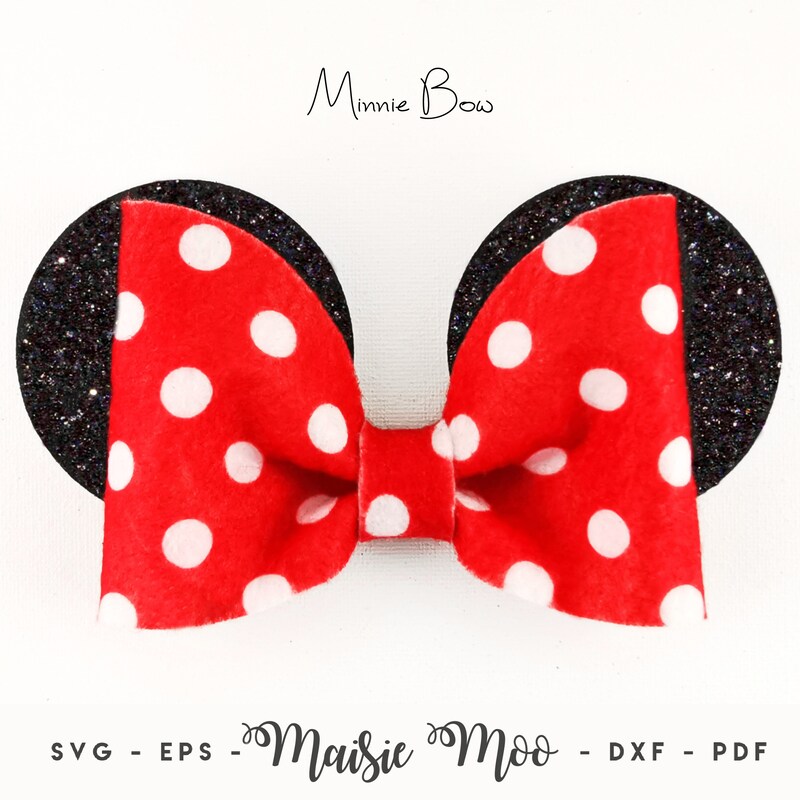 Minnie Bow Svg - Etsy