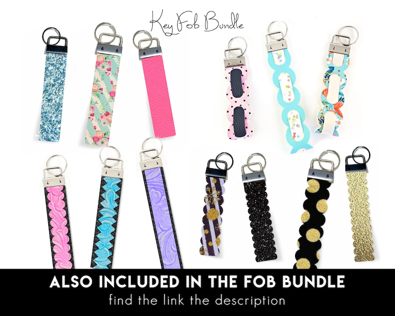 Loopy Key Fob SVG Keychain Wrist Fob Tempate Woven Faux - Etsy