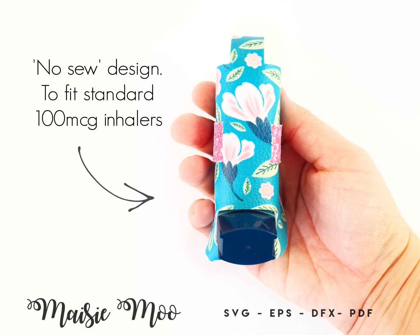 Asthma Inhaler Holder SVG Puffer Cover SVG Inhaler Keychain Cover ...