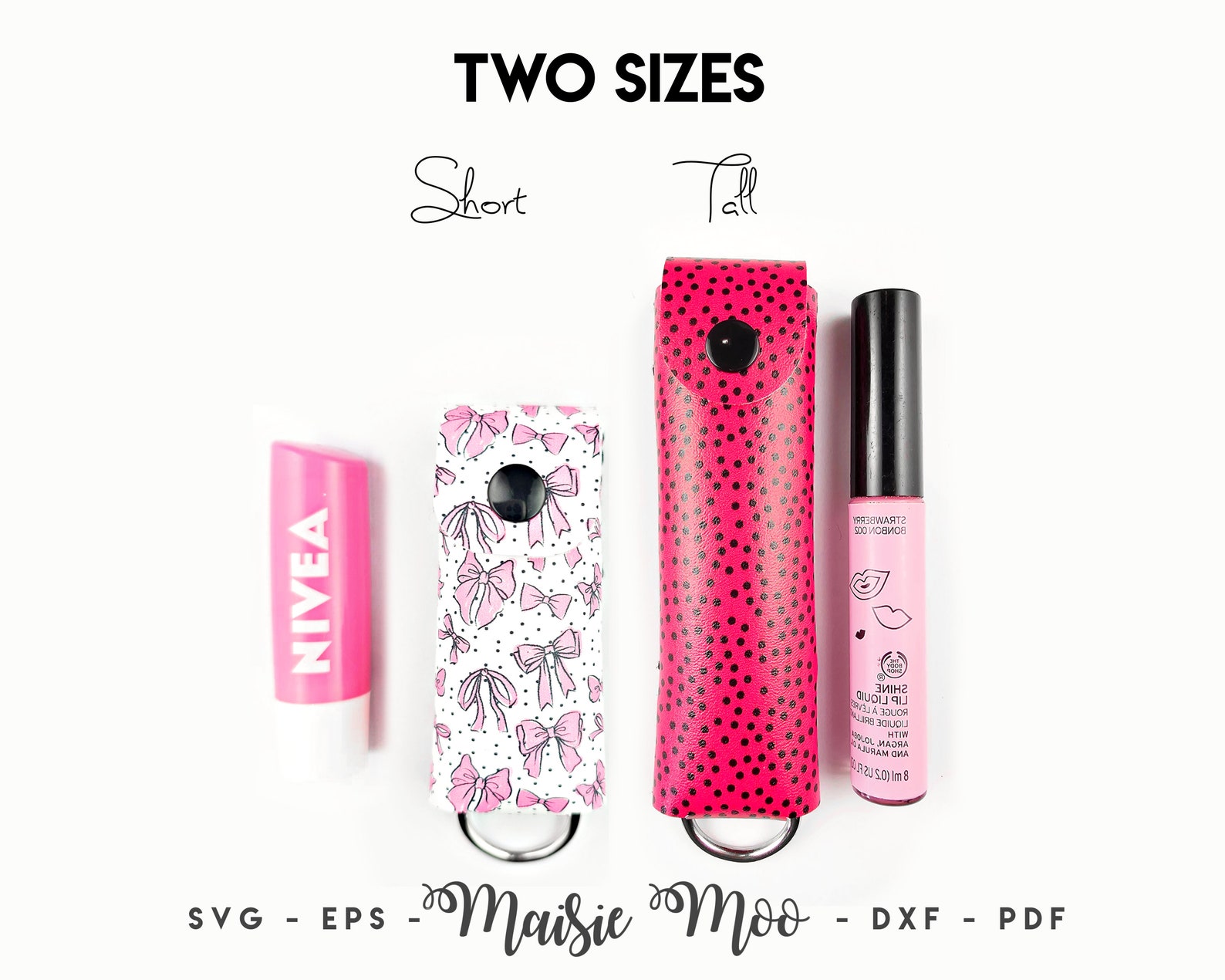Pout Pouch, Lip Gloss Keychain Case SVG, Keyring Chapstick Holder ...
