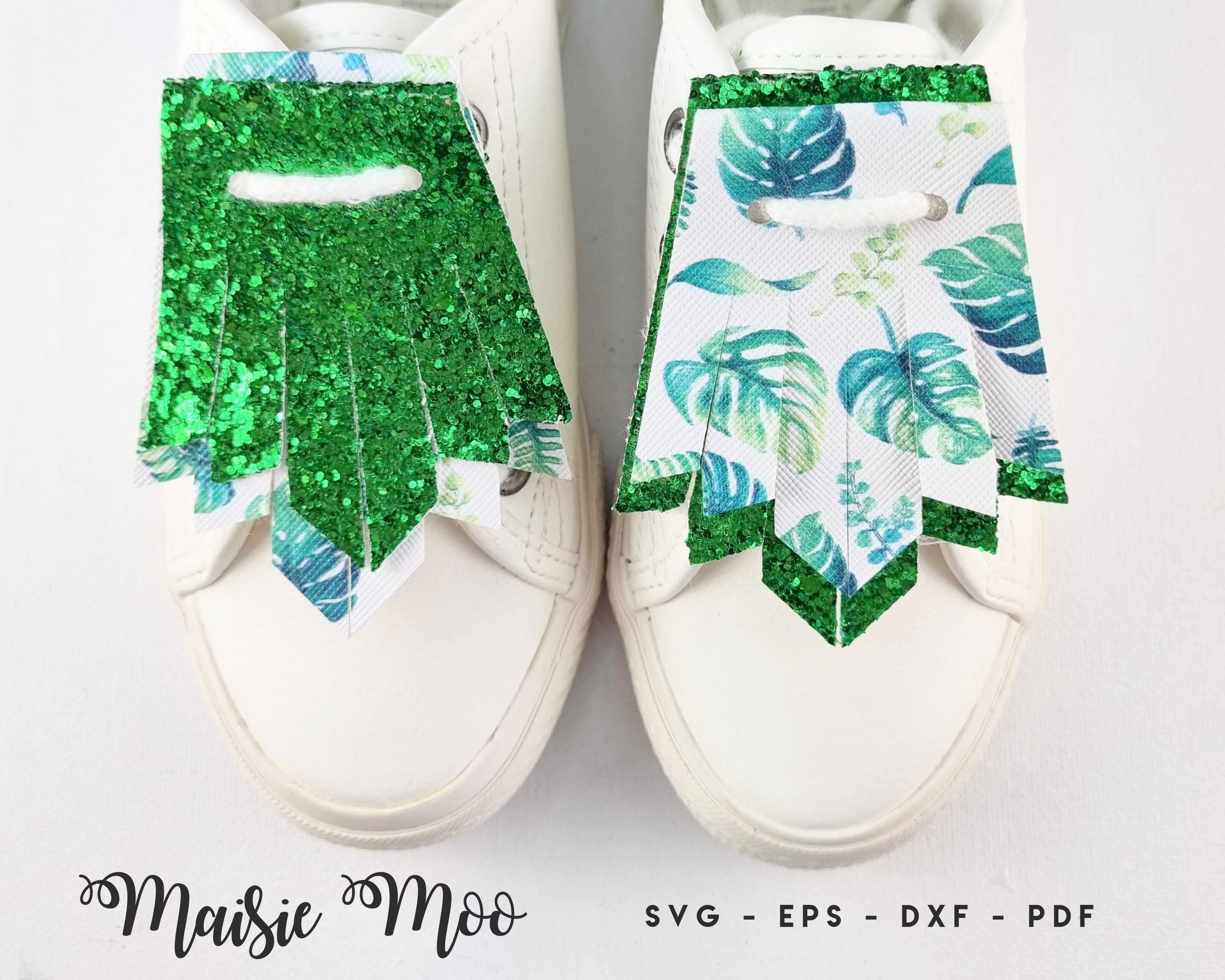 Shoe Fringe SVG Template, Kiltie Pattern, Faux Leather Shoe Fringe ...