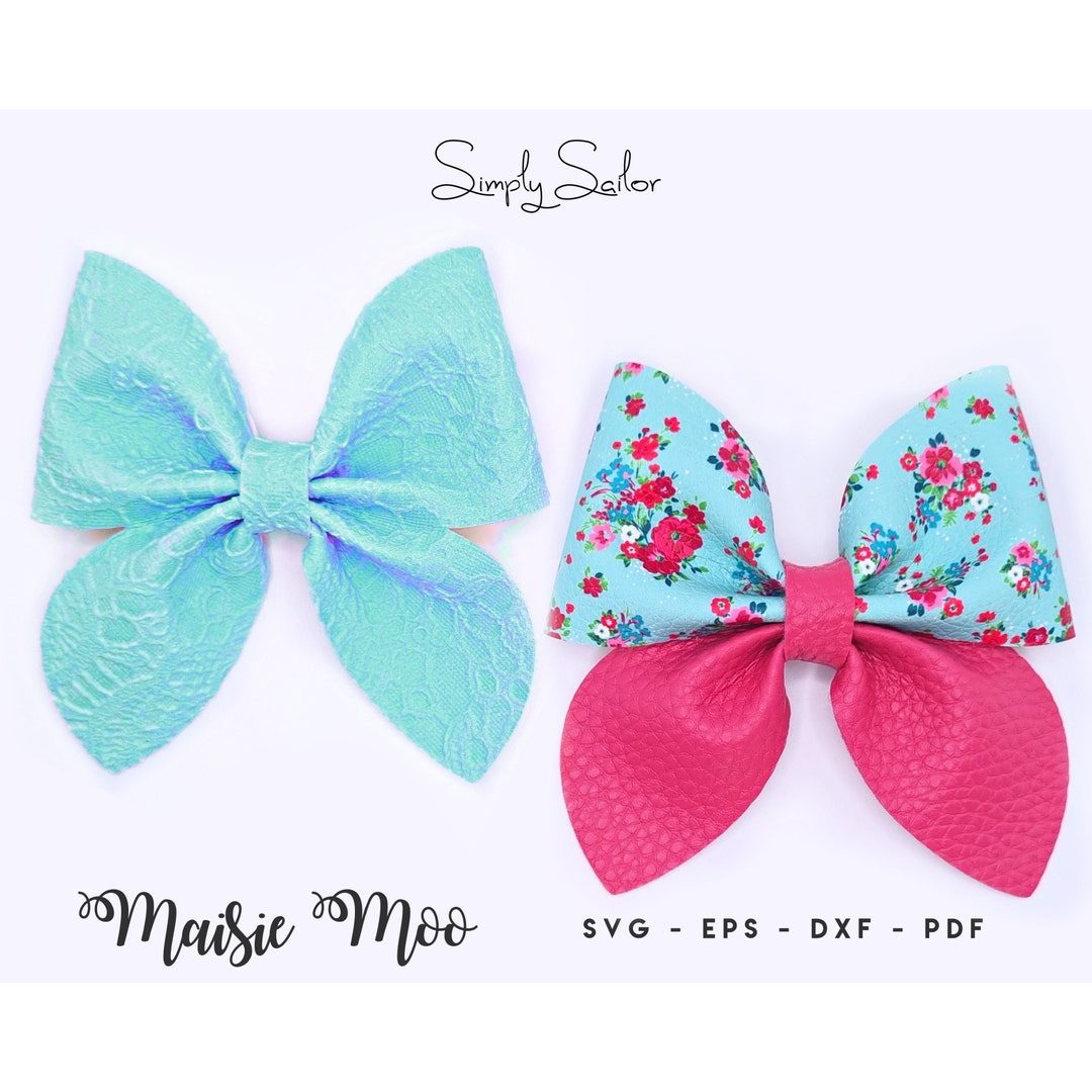 Free Sailor Bow Template _ Make Hair Bows with your Cricut +18 Free SVG ...