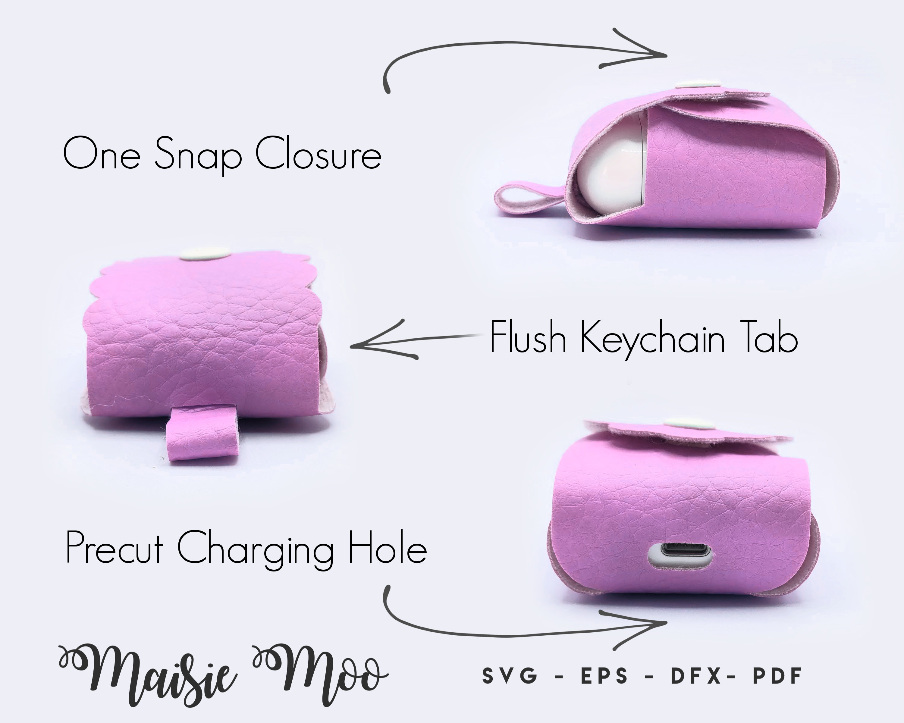 Airpod® Pro Cover SVG Earpod Case Template Keychain Holder - Etsy