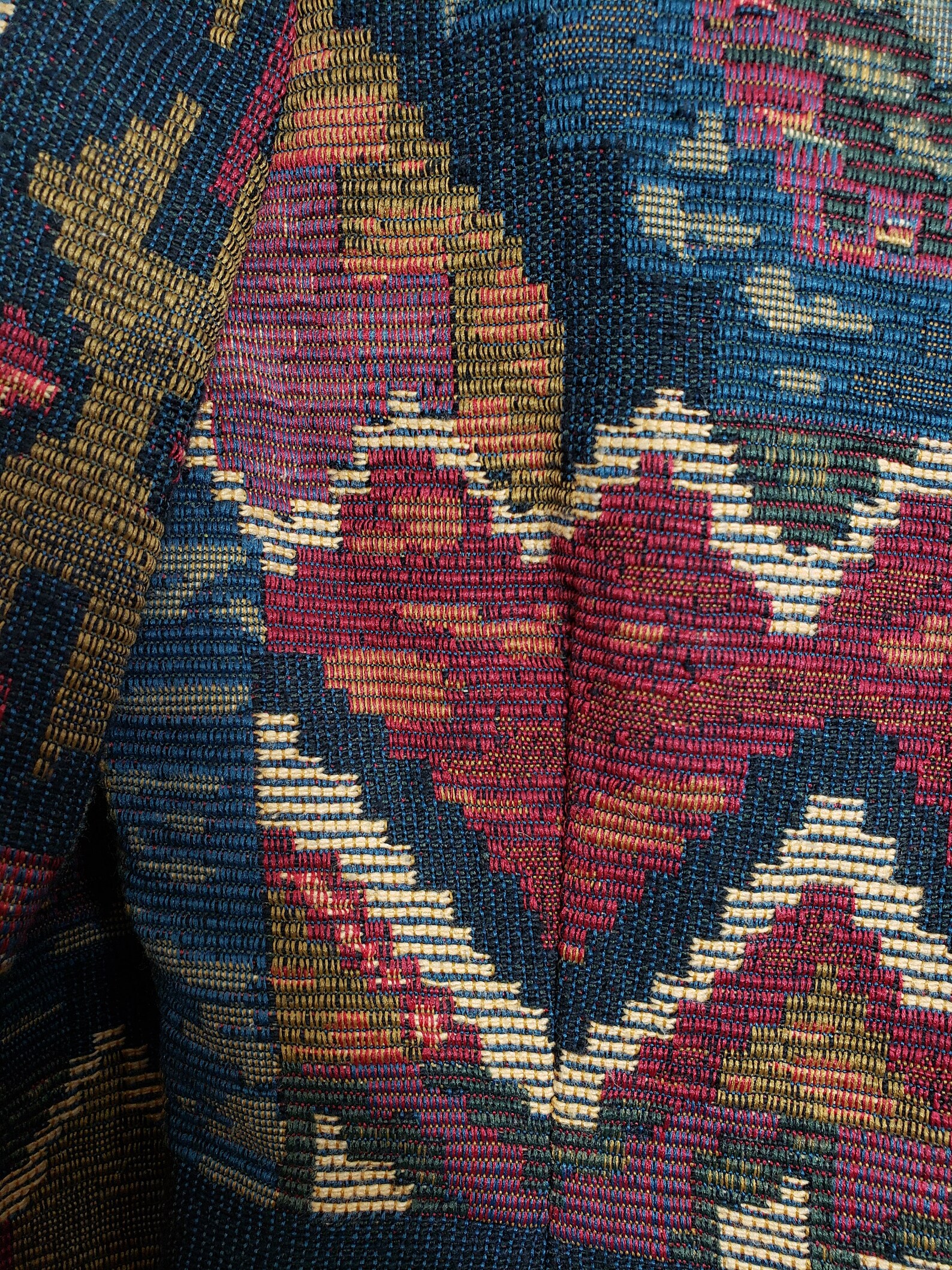 Vintage Aztec Ladies Blazer/deborah MURRAY Tapestry Jacket/tag Size XS ...