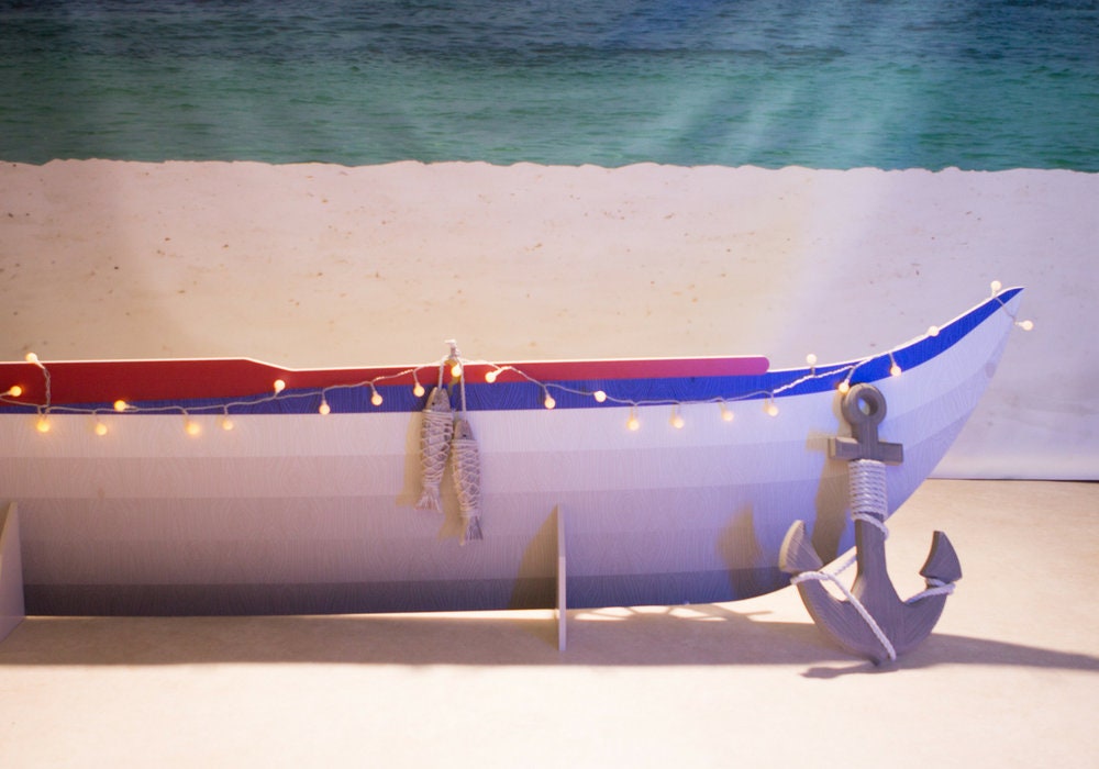 Photo Booth; Fishing Boat; Boat Photo Booth; Sailor Party Decoration ...