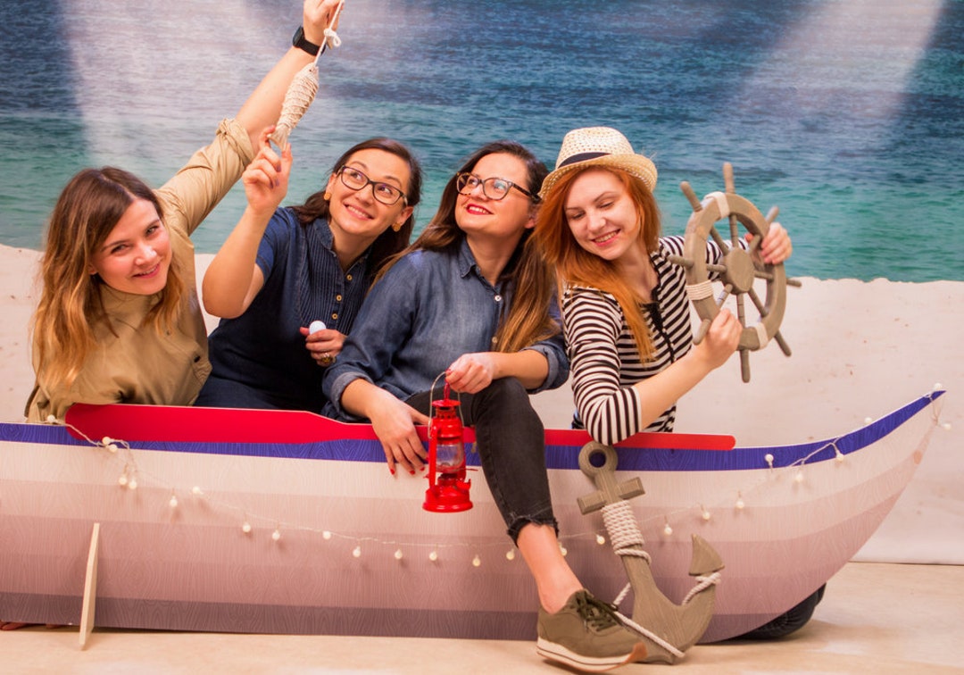 Photo Booth; Fishing Boat; Boat Photo Booth; Sailor Party Decoration ...