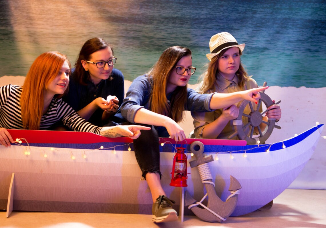 Photo Booth; Fishing Boat; Boat Photo Booth; Sailor Party Decoration ...