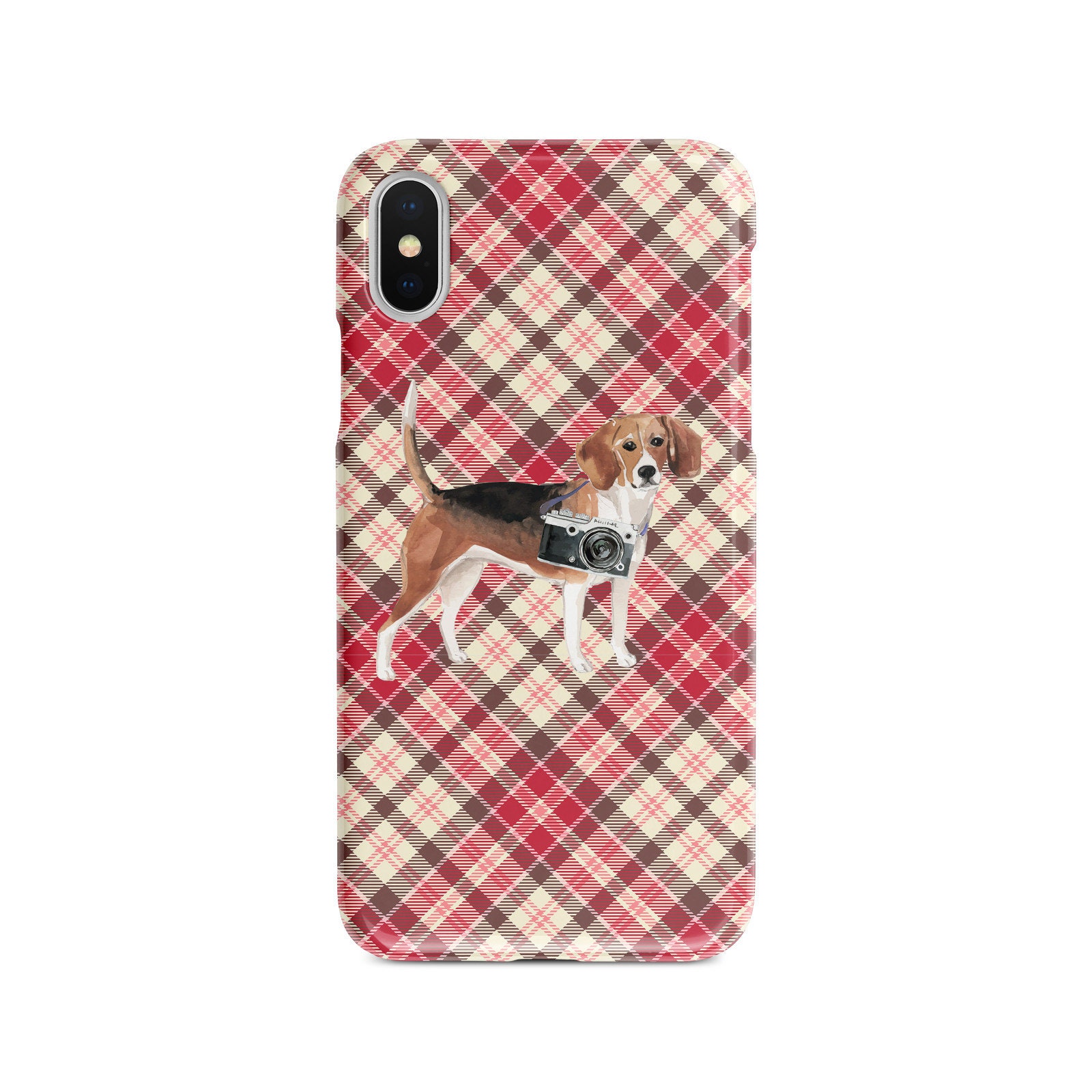 Beagle Dog Tartan Phone Case. 11 Tartan Styles. Iphone 6 S - Etsy