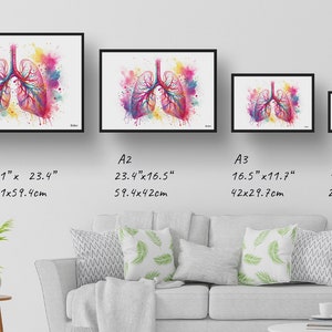 Lungs Art Print Pulmonary Angiography Radiology Wall Art Print ...