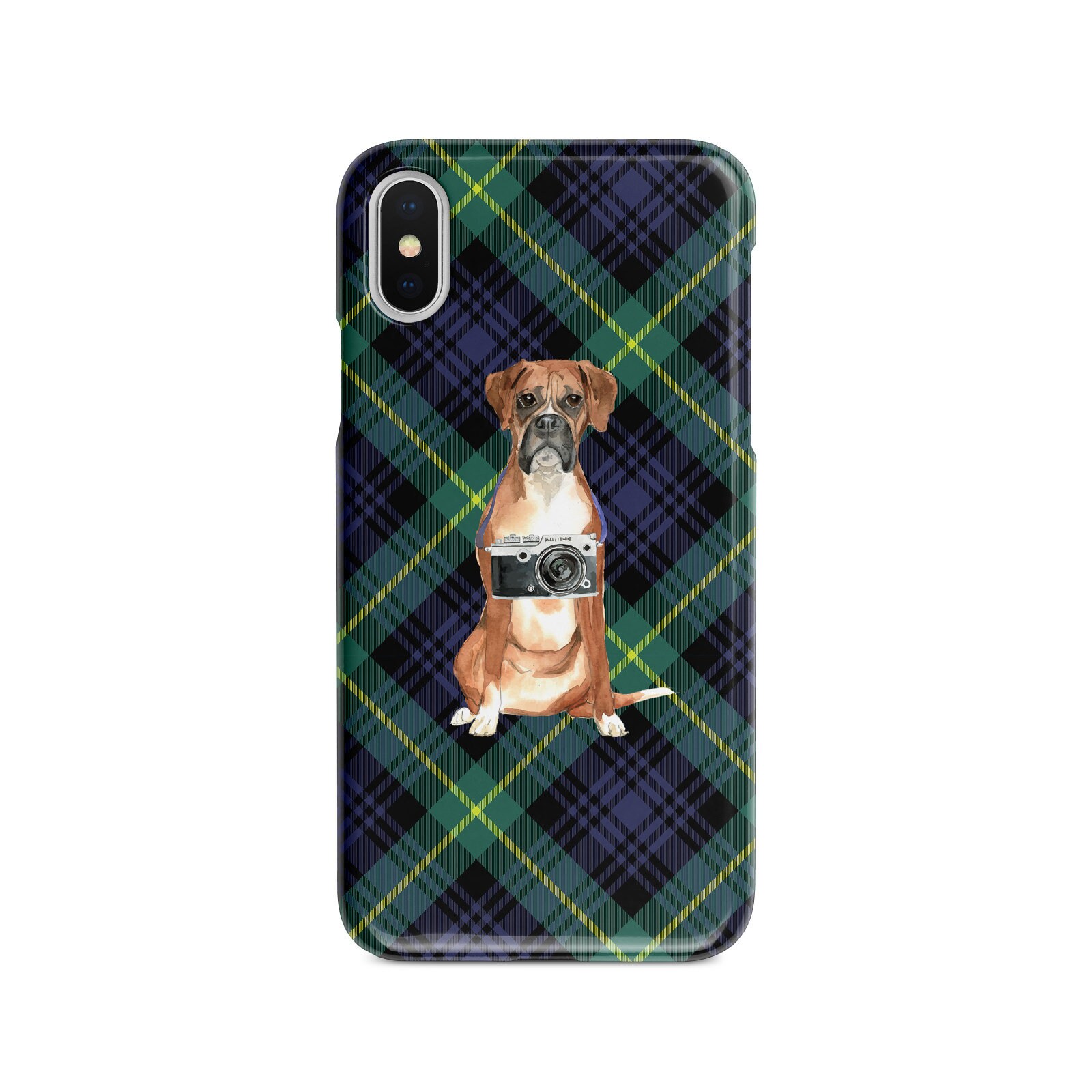 Boxer Dog Tartan Phone Case. 11 Tartan Styles. Iphone 6 S | Etsy UK