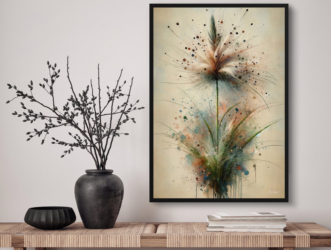 Japanese Sedge (carex Oshimensis Everillo) Whimsical Botanical Art ...