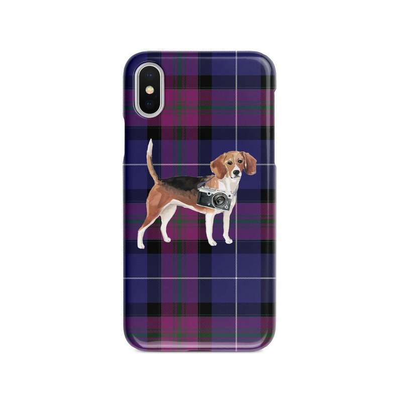 Beagle Dog Tartan Phone Case. 11 Tartan Styles. Iphone 6 S - Etsy
