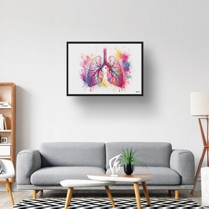 Lungs Art Print Pulmonary Angiography Radiology Wall Art Print ...