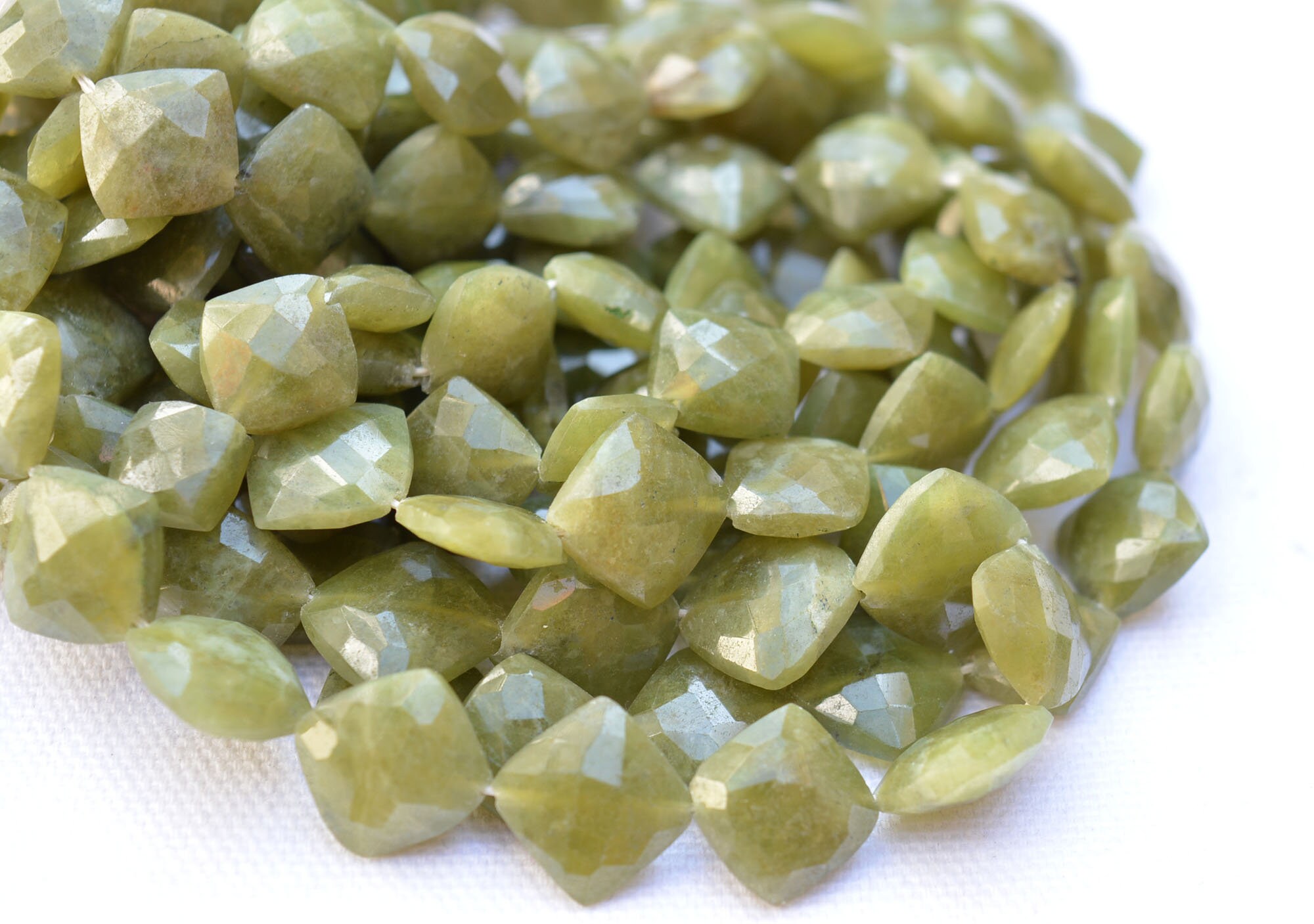 Vasonite Square Shape Beads Faceted Vasonite Gemstone Semi | Etsy