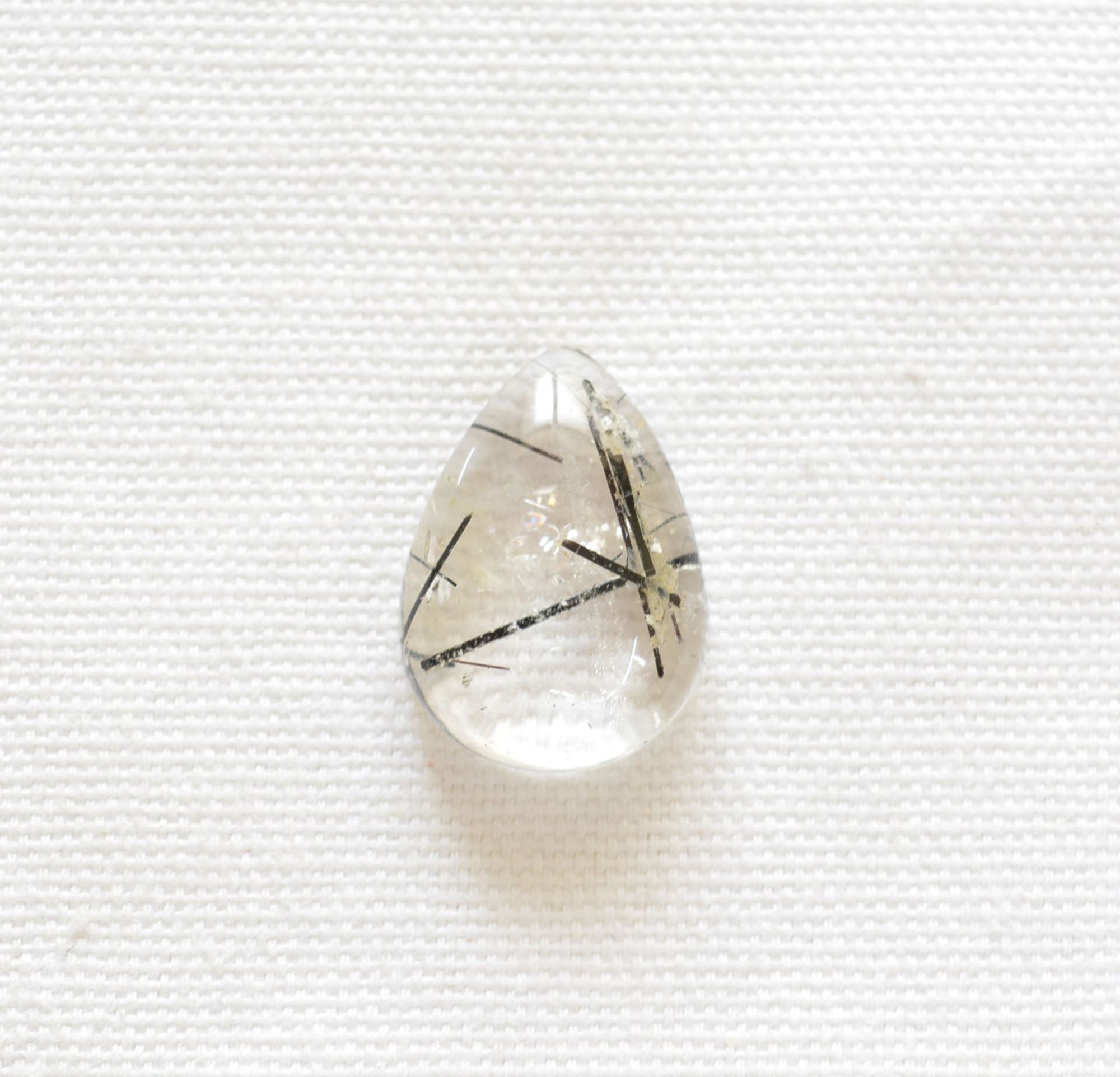 Tourmalated Quartz Gemstone Drop Shape Loose Gemstone - Etsy