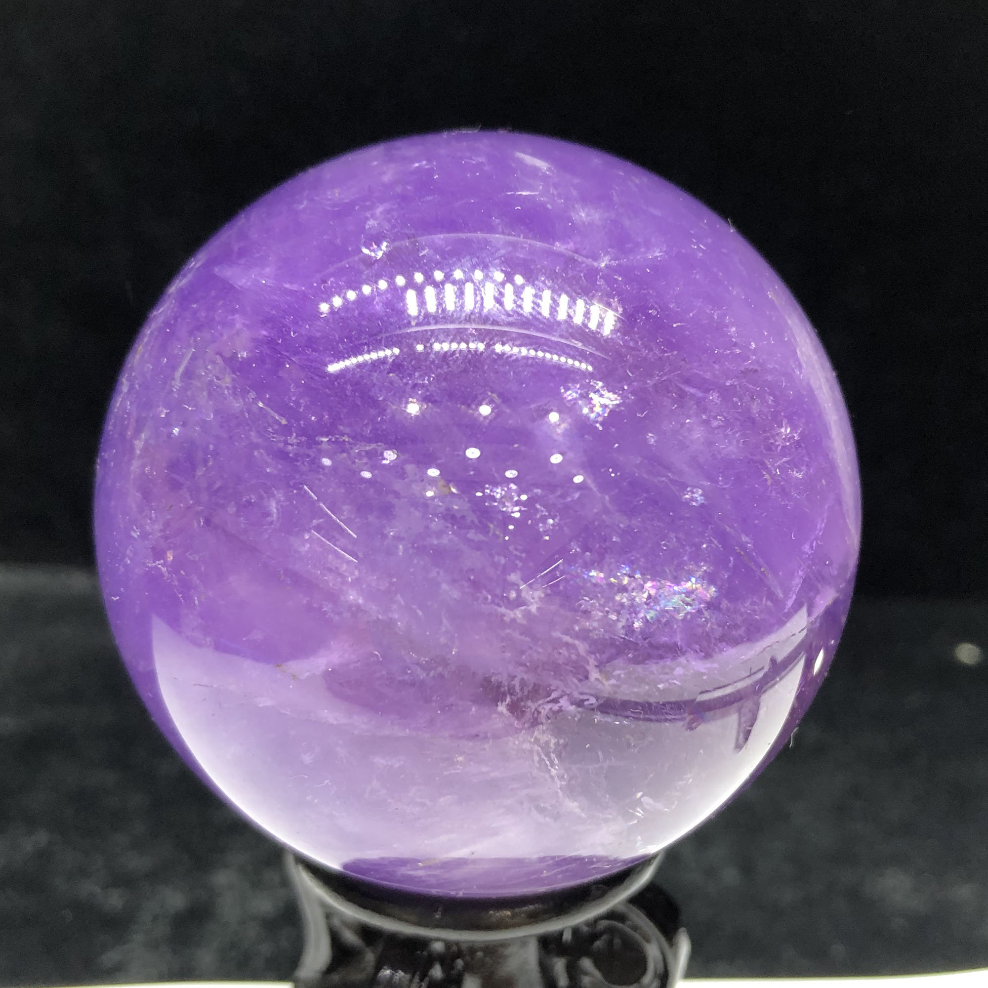 AAAA Amethyst Ball Natural Pretty Crystal Ball Natural - Etsy UK